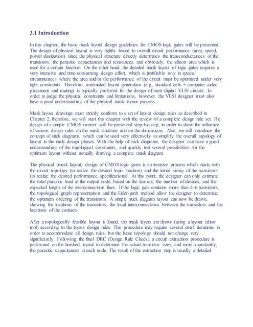 Lambda design rule | DOCX | 3-D Graphics | Computer Software and Applications