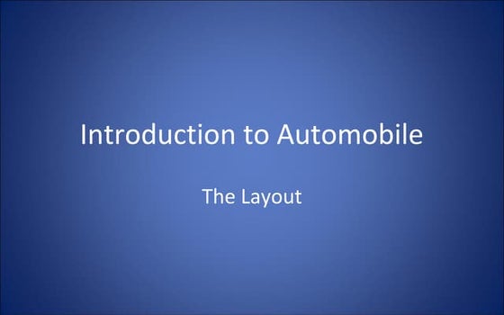 Two wheeler and its chassis | PPT