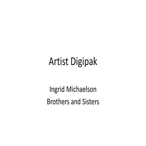 Final Digipak | PPTX