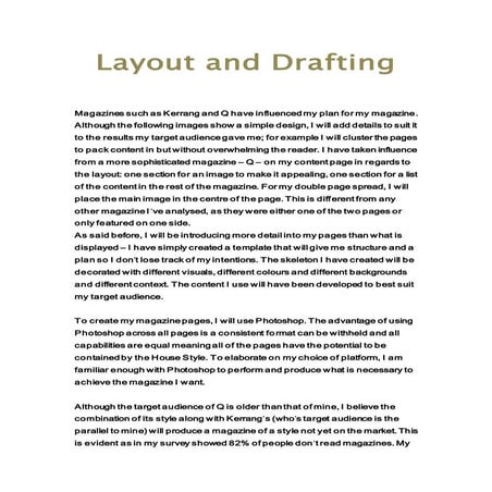 Layout and drafting | PDF