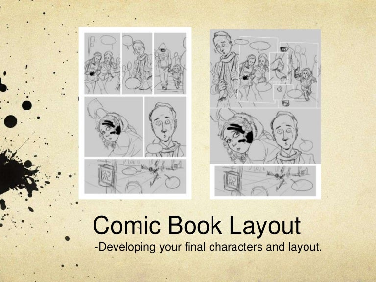 Simple comic layout composition - stereofopt