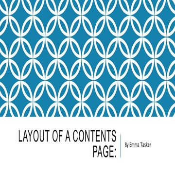 Layout of a context page | PPT