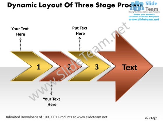Business power point templates linear process relationship diagram ...