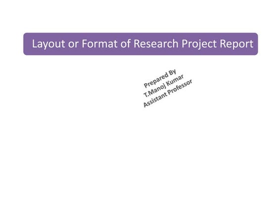Final report presentation | PPT
