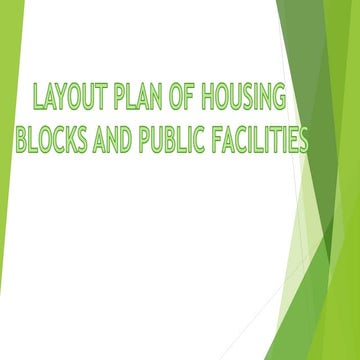 Layout plan of housing | PPTX