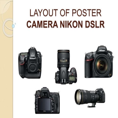 Layout Poster Nikon (Assignment : Komunikasi Visual 2) | PPTX