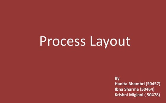 Business Process Layout | PPT