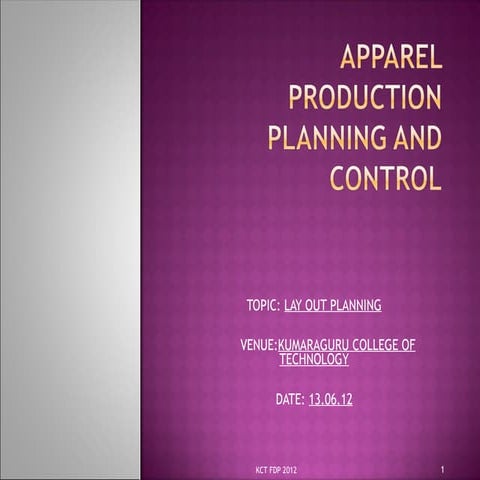 LAY PLANNING in cutting department .ppt