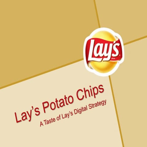 Lay's digital strategy | PPTX