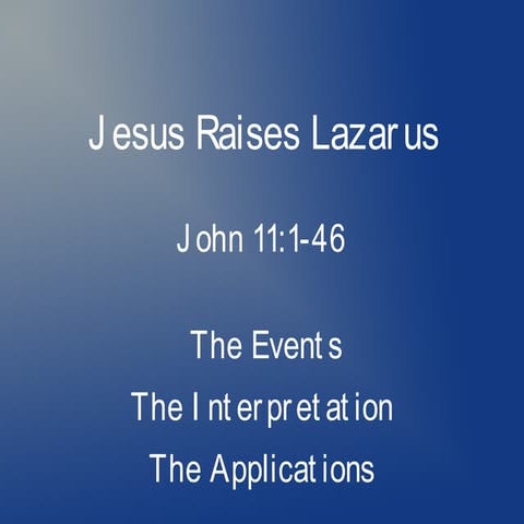 Lazarus | PPT