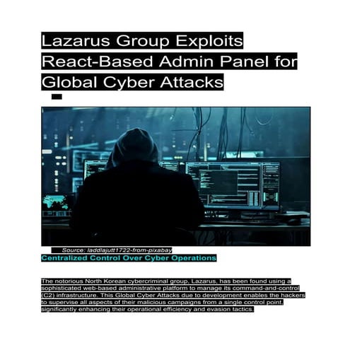 Lazarus Group Exploits React-Based Admin Panel for Global Cyber Attacks.pdf