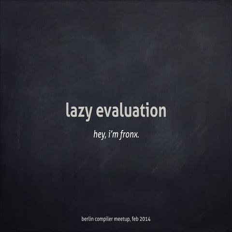 Lazy evaluation | PDF