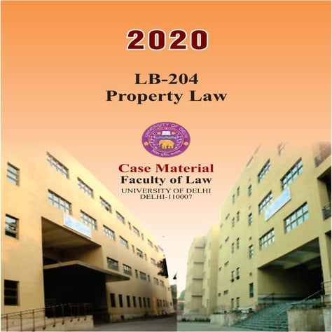 property law full material january 2020 | PDF