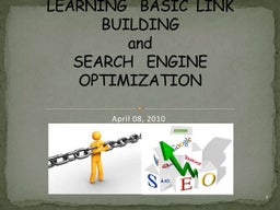 Search Engine Optimization Tutorial | PPT