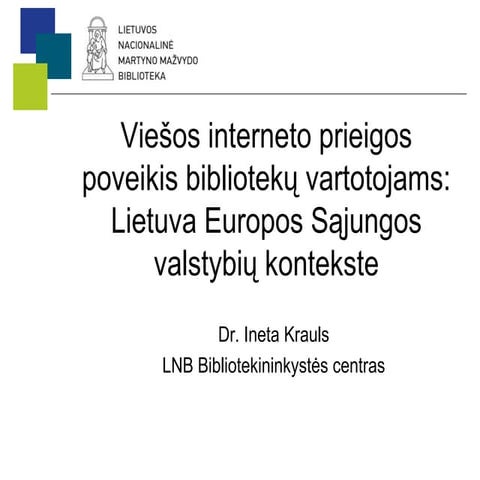 Informacinė visuomenė | PPT