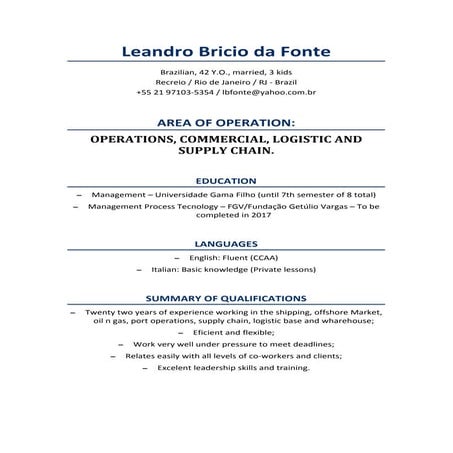 Cv Fabio Desideri | PDF