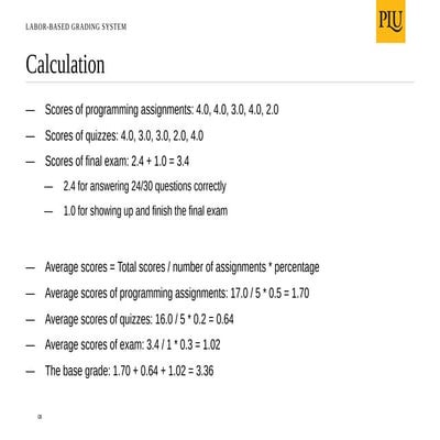 Labor-based Grading System - Part 2 - Active Learning | PDF