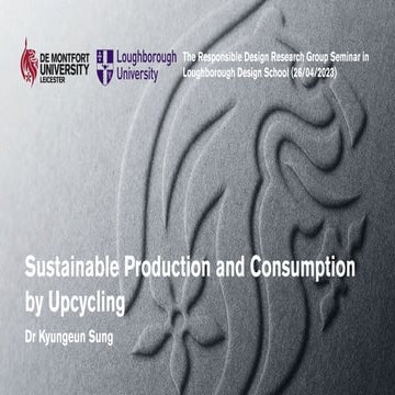10 years of my research on sustainable production and consumption by ...
