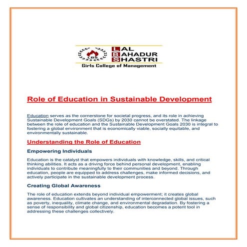 Role of Education in Sustainable Development.pdf