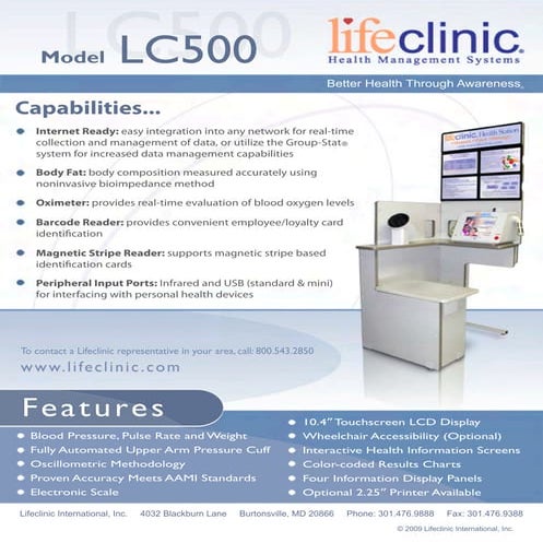 Lc500 Rates and Specs | PDF