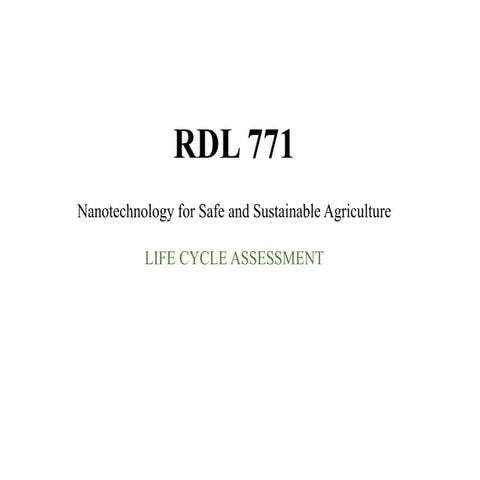LCA-RDL 771 pd.pdf IIT DEHLI COURSE RDL771 | PDF