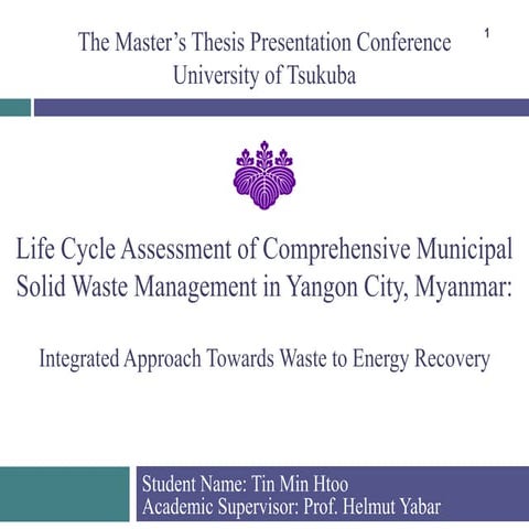 Municipal Solid Waste Management in Yangon | PDF