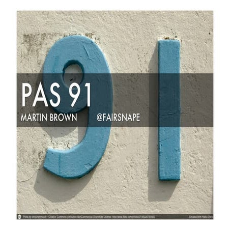 PAS91 | PDF
