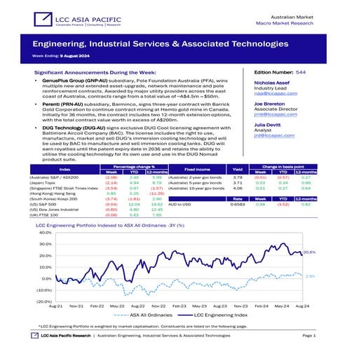 Engineering & Industrial Services Valuations | PDF