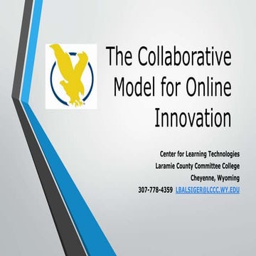 LCCC - Colorado Brightspace Ignite - Collaborative Model for Online ...