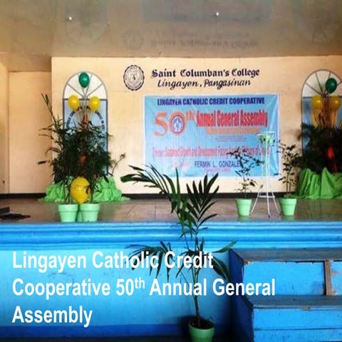 50th General Assembly of Lingayen Catholic Credit Cooperative | PDF