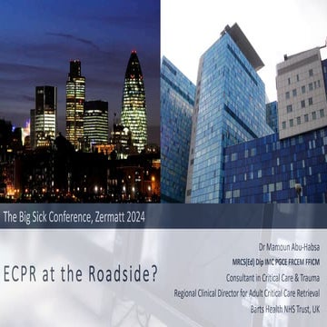 ECPR at the Roadside - Mamoun Abu-Habsa - TBS24 | PDF