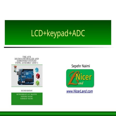 LCD ADC KEY UART additional interfacing1 | PPT