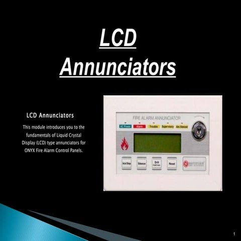 LCD Annunciators | PPT