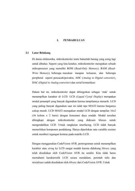 (1) pemrograman lcd | PDF