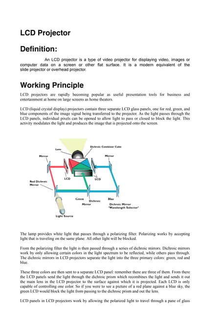Projector | PPTX | Consumer Electronics | Technology & Computing