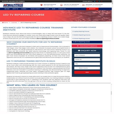 LCD TV REPAIRING COURSE IN MULTITECH INSTITUTE.IN.pdf