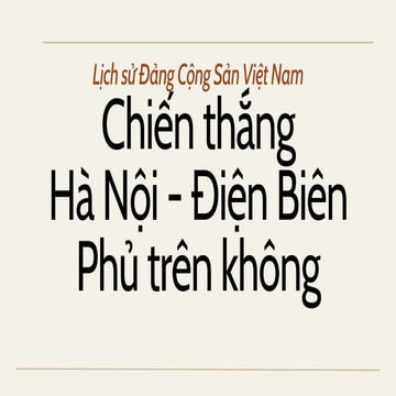 Chien thang dien bien phu tren khong | PPT