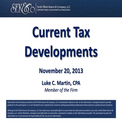 Current Expected Credit Loss Model Presentation | PPTX