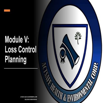 LCM Element 5.pptx lcm safety officier training | PPT