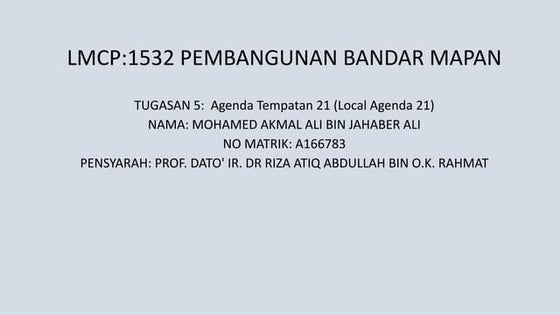 pembangunan bandar kota kinabalu | PPT