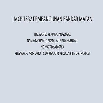 Lcmp 1532 tugasan 6 - a166783 | PPTX
