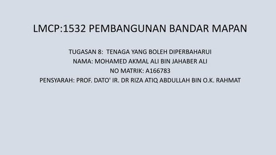Tugasan 8 | PPT