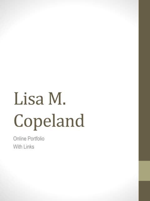 Print Portfolio | PPT