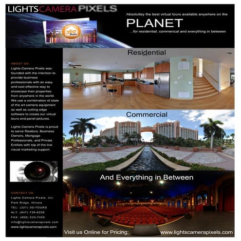 Lights Camera Pixels Flyer | PDF