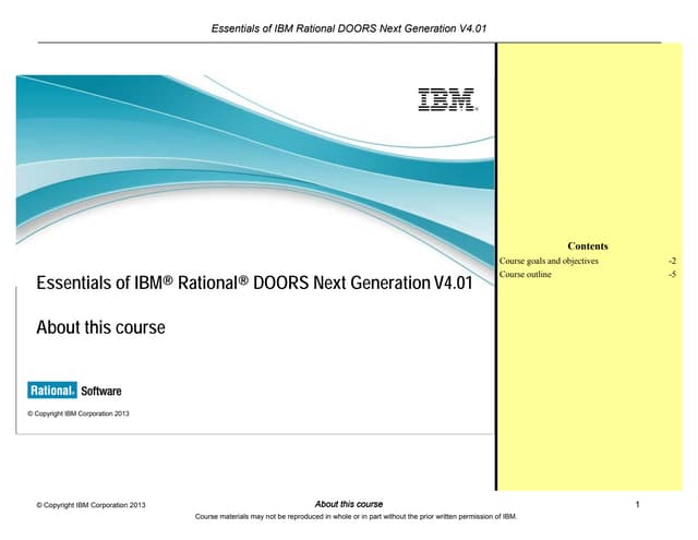 Dynamic Object-Oriented Requirements System (DOORS) | PPT