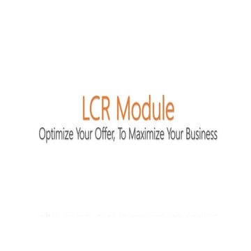 Loss Less Routinglcr Class 4 Softswitch Ppt