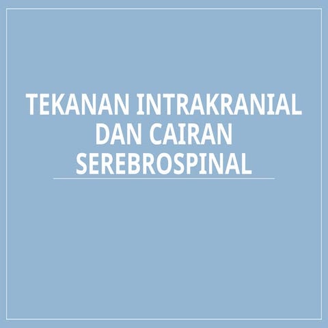 LCS dan peningkatan TIK g pada stroke.ppt