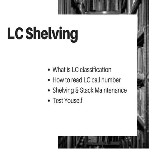 Lc shelving | PDF