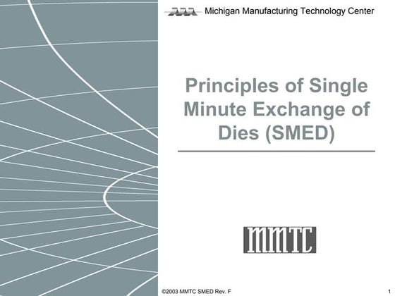 SMED - Single Minute Exchange of Dies | PPT