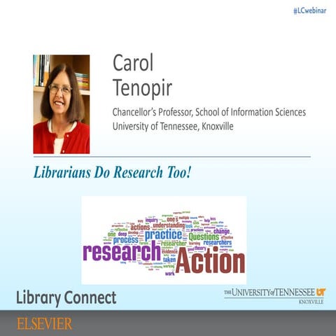 Library Connect Webinar - Librarians Do Research Too! | PDF